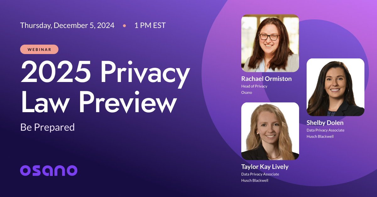 Upcoming Osano Events for Privacy Professionals | Osano