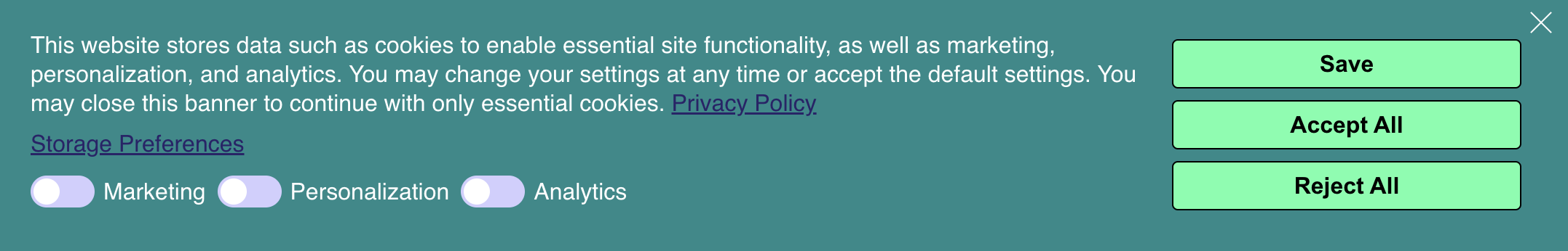 Cookie Banner Examples for the GDPR, CPRA, and More | Osano