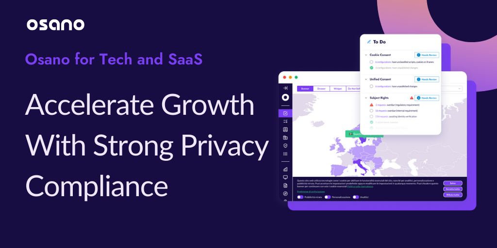 Data Privacy Management Software for Tech and SaaS Companies | Osano